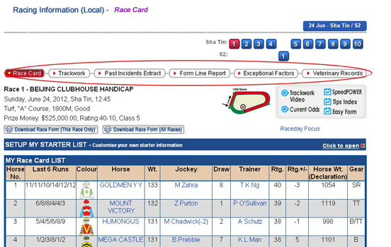 Race Information - Horse Racing - FAQ - The Hong Kong Jockey Club